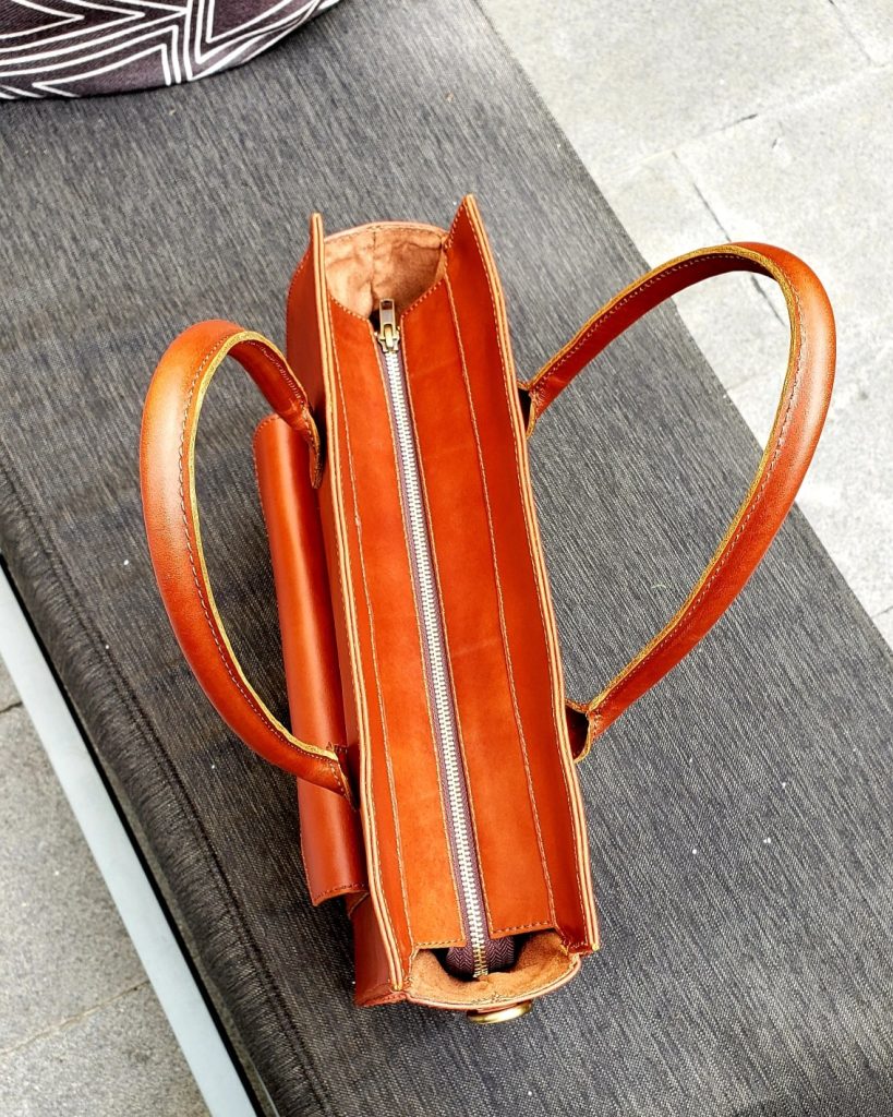 Elegant women office bag - Handmade Leather Shop Hoi An